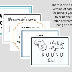Snack Appreciation Thank You Tags Set of Printable Snack - Etsy