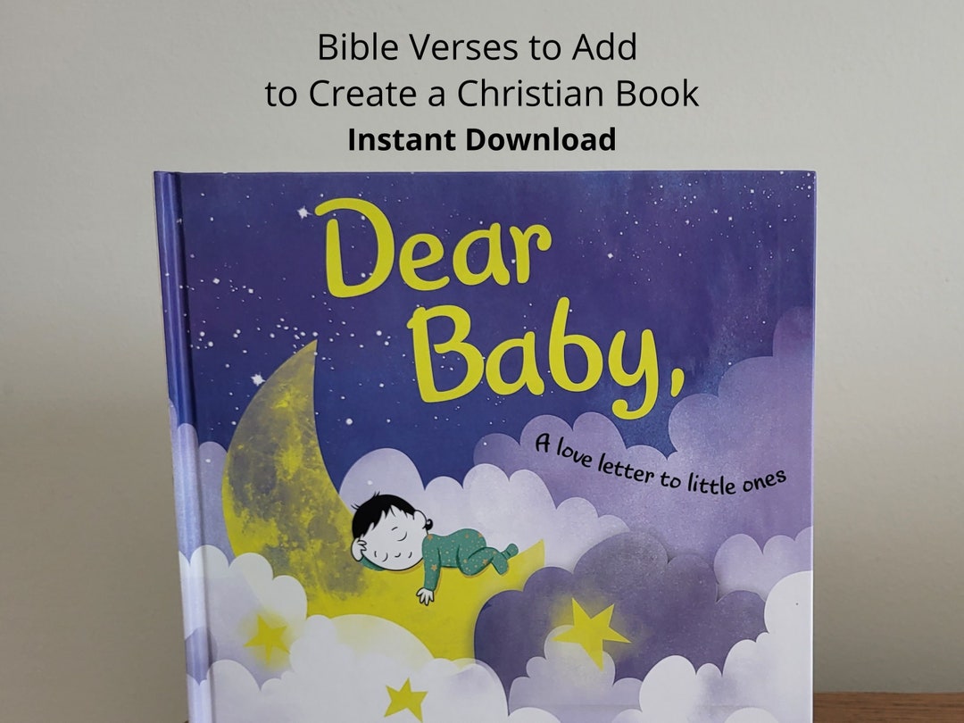 Bible Verses for Dear Baby Christian Version of Dear Baby Personalized ...