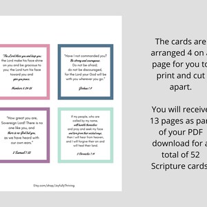 NIV Bible Verse Cards | Scripture Cards for Women | Printable Bible ...