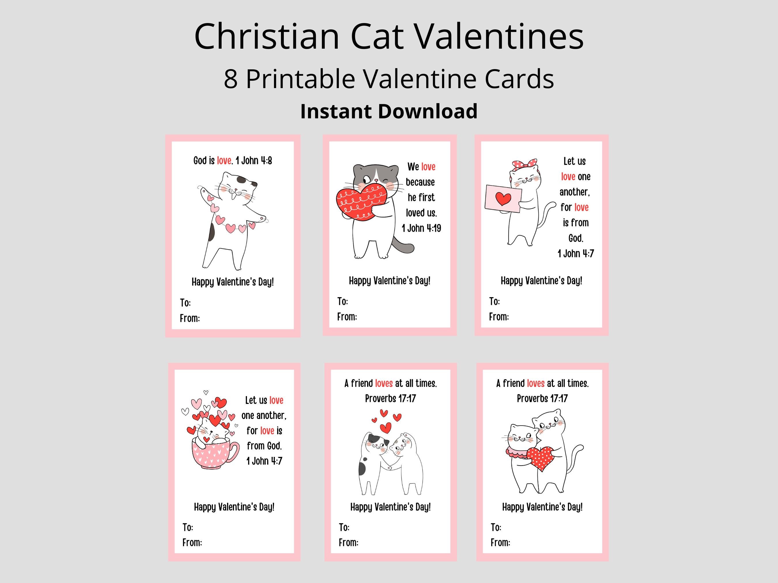 Printable Religious Valentine Cards