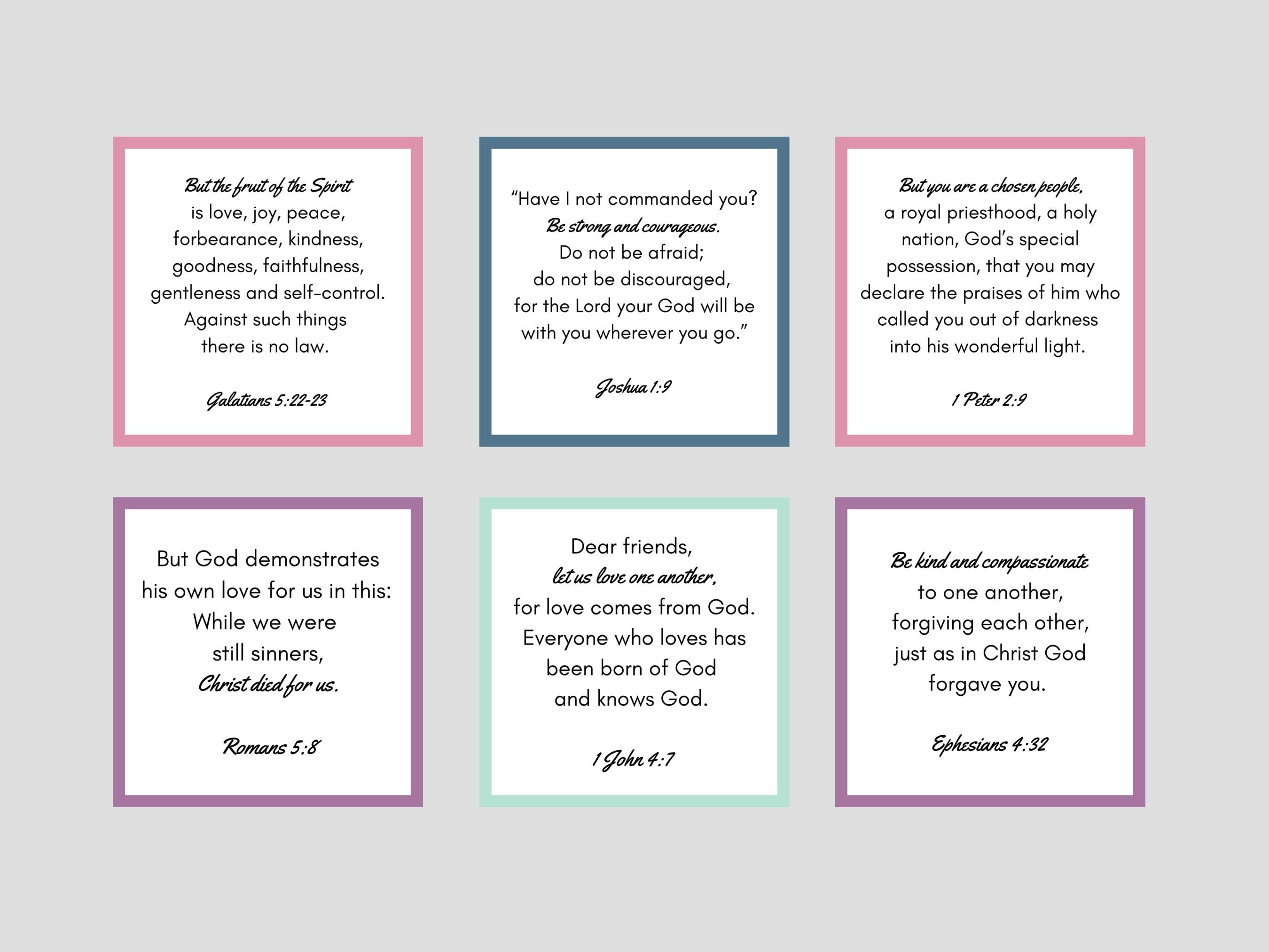 NIV Bible Verse Cards : Scripture Cards for Women (digital Download) - Etsy