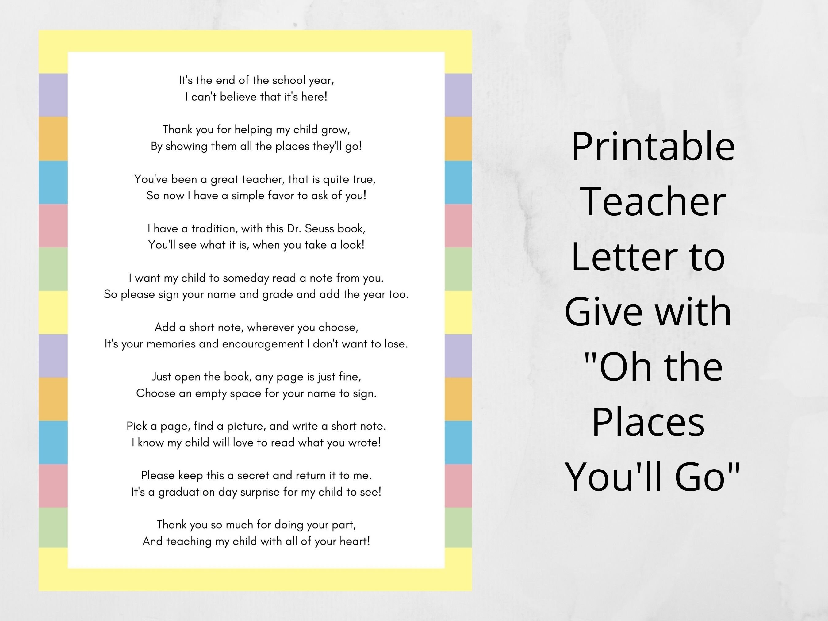 Teacher Printable Oh The Places You Ll Go Printable Word Searches