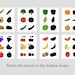 Fruit and Vegetable Matching Printable Preschool Memory Game - Etsy