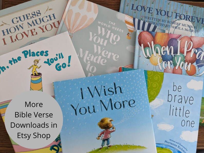 Bible Verses for Oh the Places You'll Go Digital - Etsy