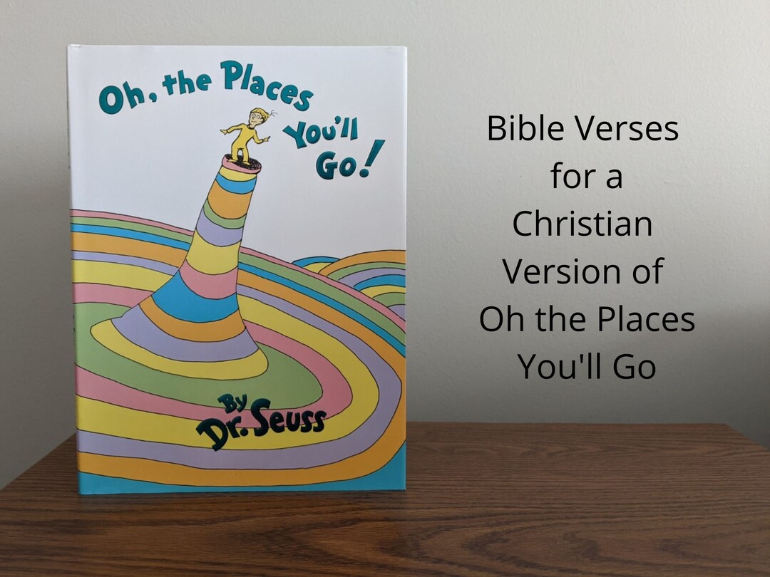 Bible Verses for Oh the Places You'll Go Digital - Etsy