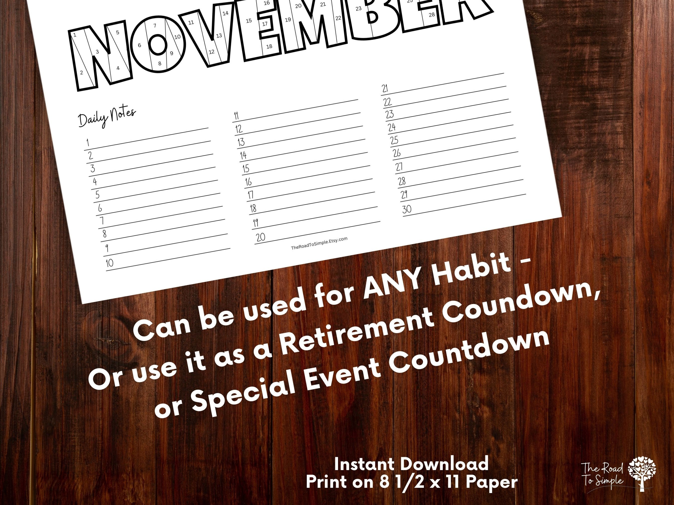 Set of 12: Monthly Habit Tracker Coloring Page Printable, Coloring ...