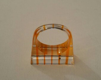Lucite ring | Etsy