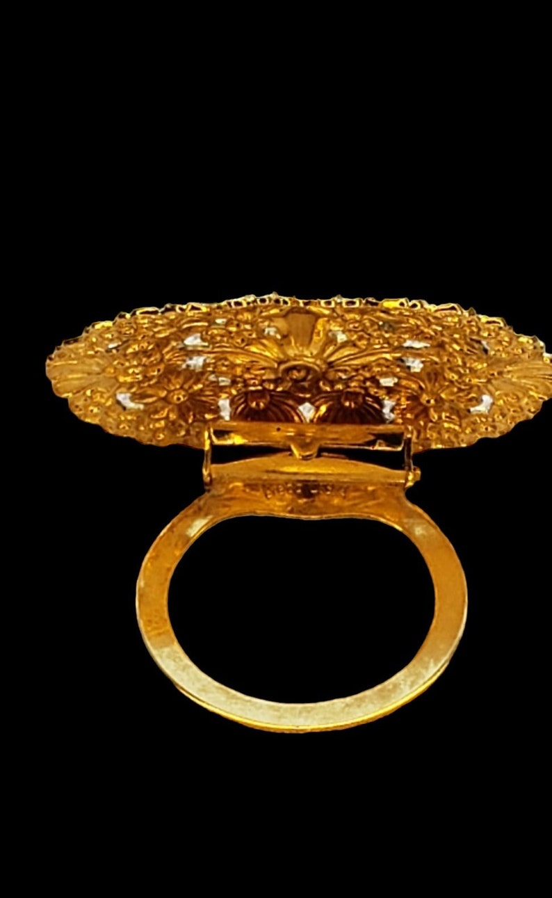 Lieba U.S.A. Bouquet and Pearl Scarf Clip - Etsy