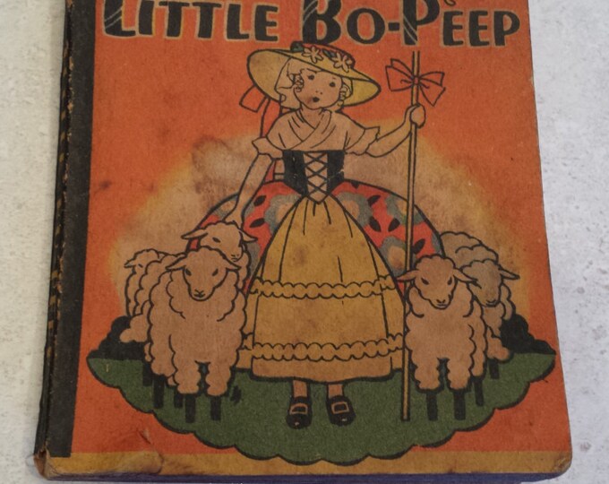 1934 Little Bo Peep and Other Mother Goose Rhymes Whitman Publishing - Etsy