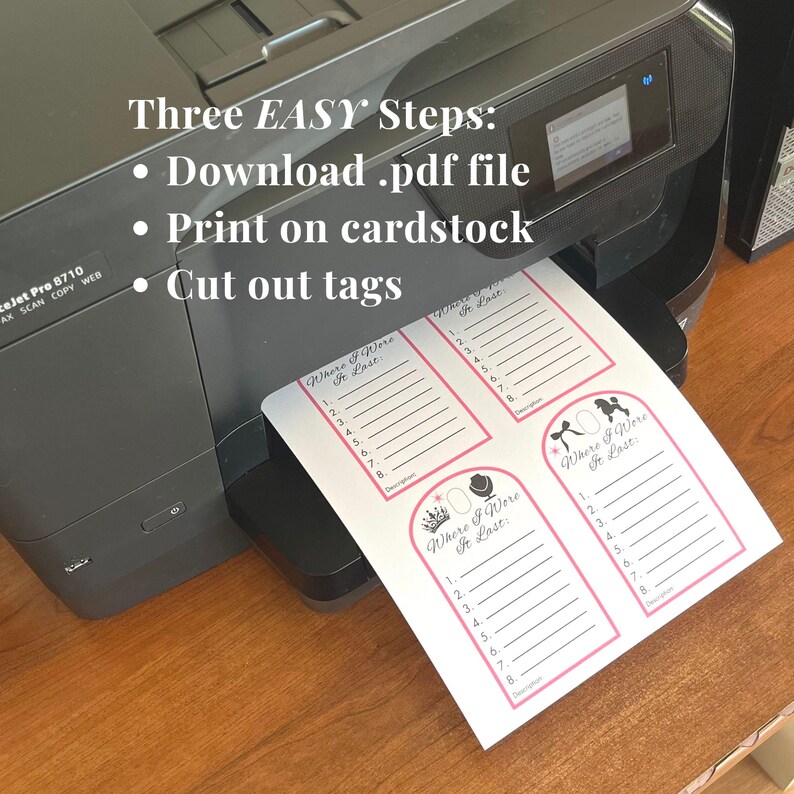 Closet Organization Printable Clothing Tag Wardrobe Tracker for Women ...