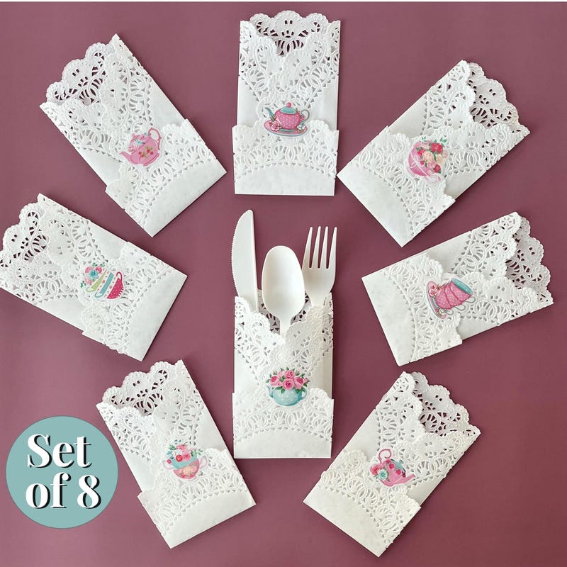 Doilies for Silverware - Etsy