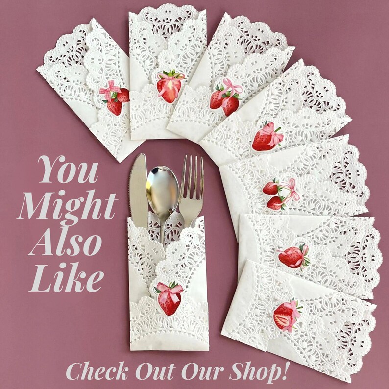 Plastic Utensil Set Tea Party Theme Lunch Table Decoration Spring Party ...