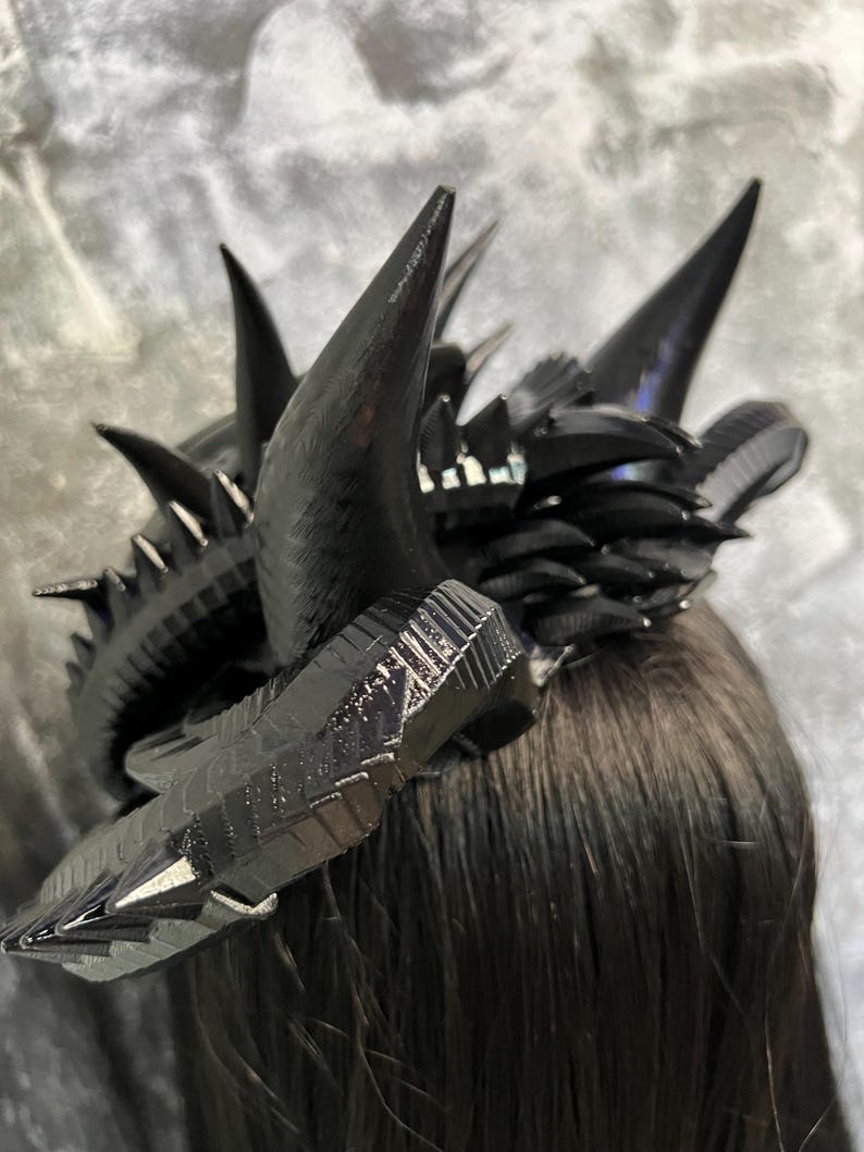 Black Dragon Crown - Etsy