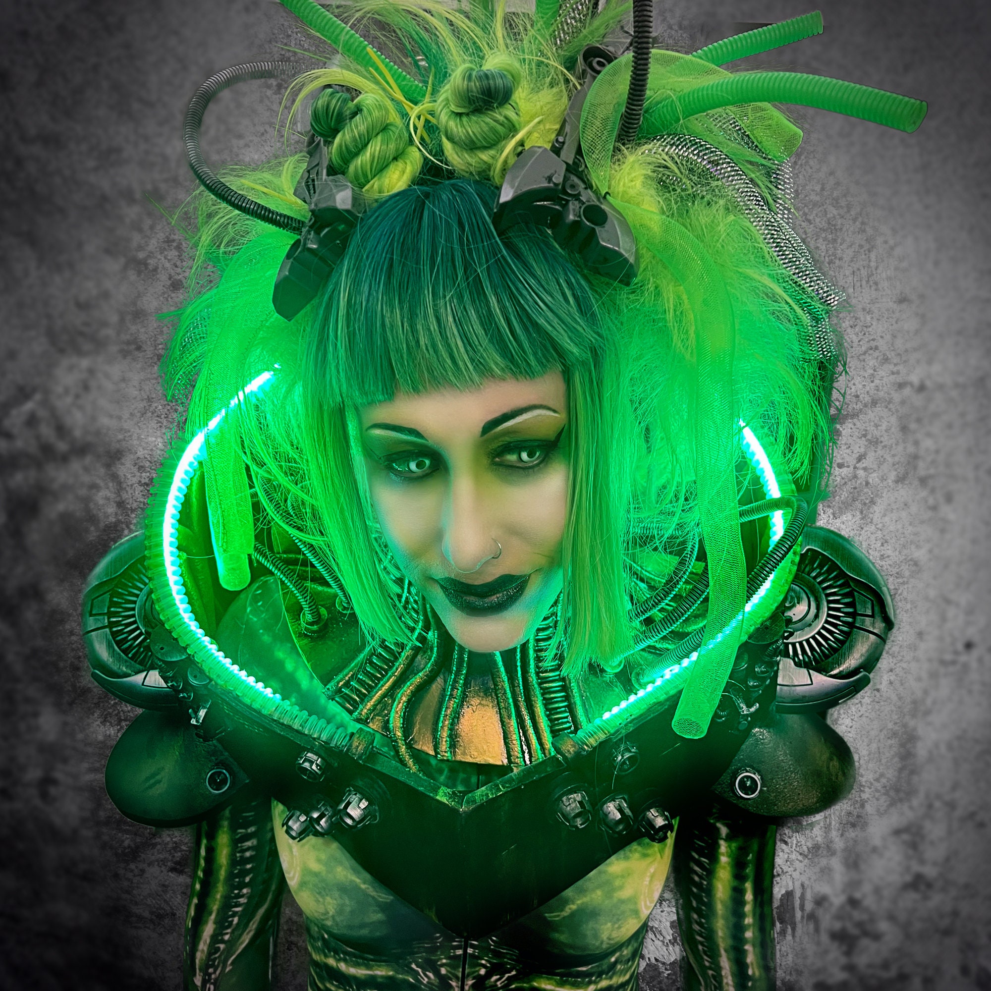 Slime Alien Space Armor Dance Costume Cyberpunk Retrofuturistic - Etsy