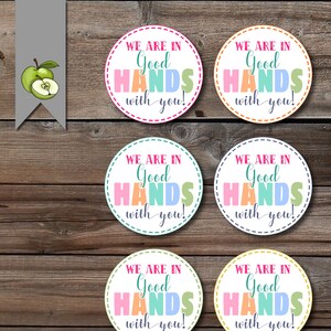 We Are in Good Hands With You Hand Cream Gift Tag Hand Soap - Etsy