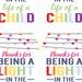 Thanks for being the Light in the life of a child candle tag | Etsy