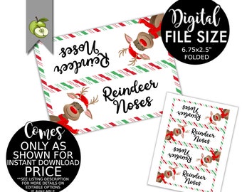 Reindeer Noses Bag - Etsy