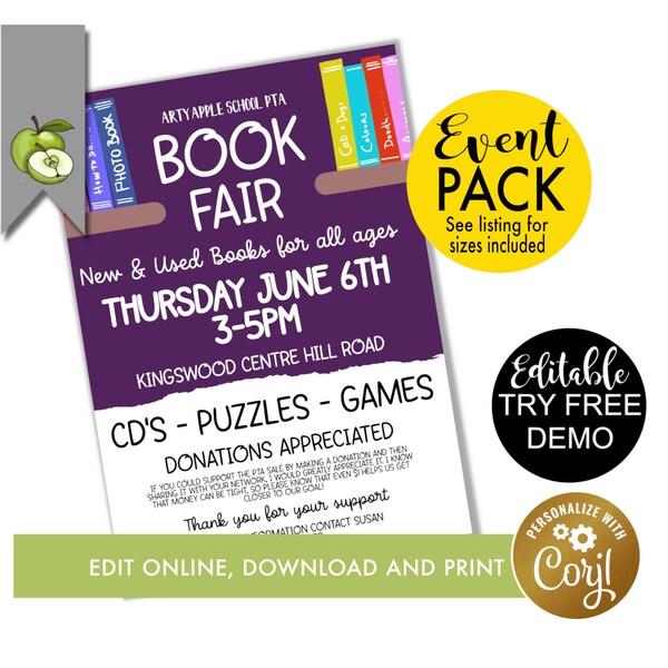 Book Sale Poster - Etsy UK