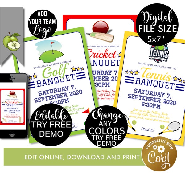 Golf Banquet - Etsy