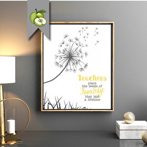 Dandelion Teacher Appreciation Class Gift, Teachers Plant the Seeds of ...