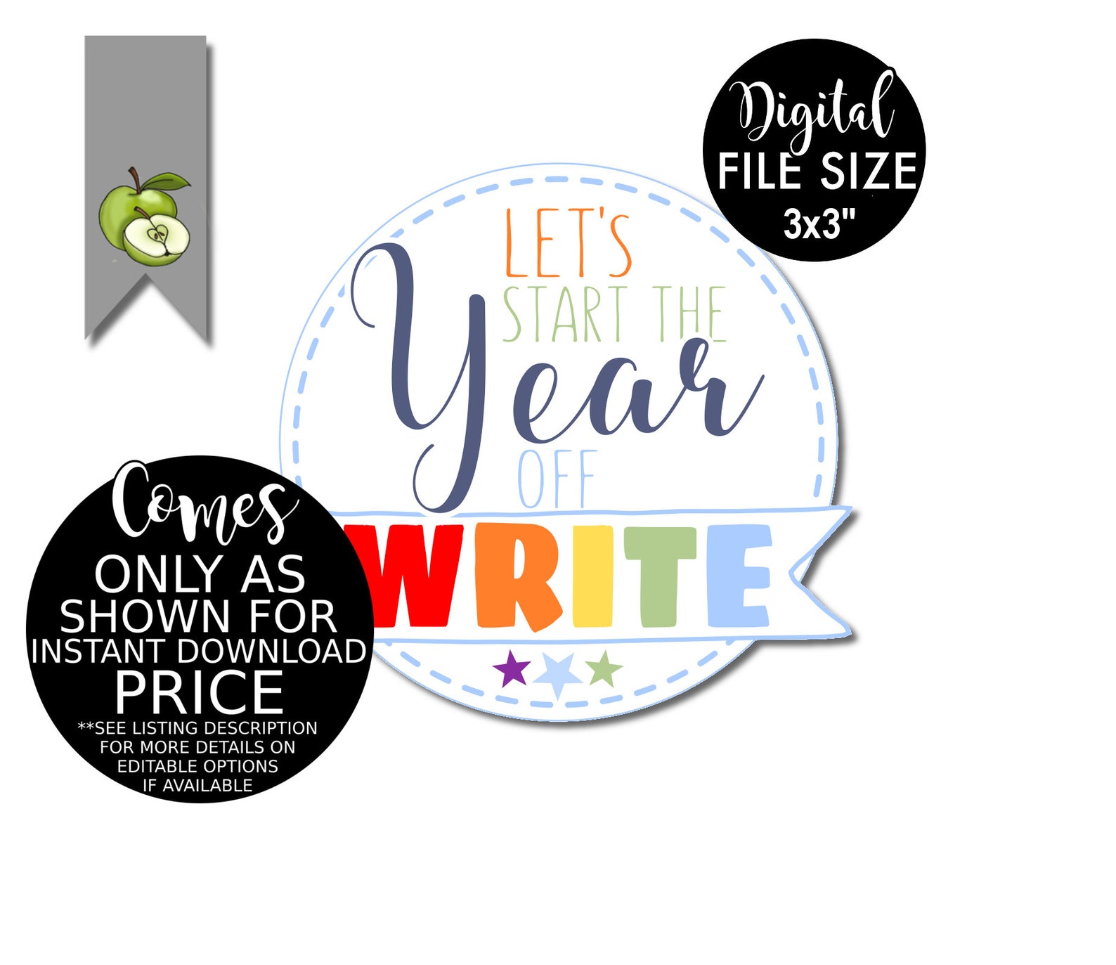 Let's Start the Year Write Back to School Pencil Favor - Etsy