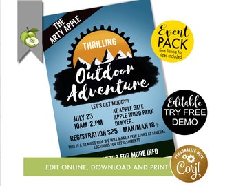 Trail Ride Flyer - Etsy