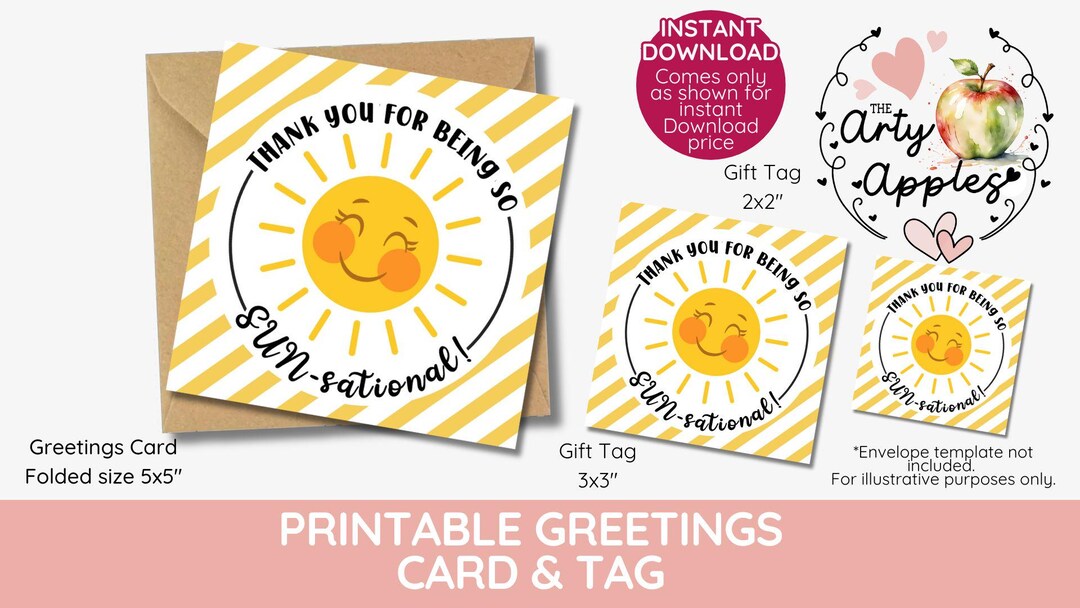 Sun-sational Printable Gift Tags: Thank You Teachers! End-of-year Beach ...