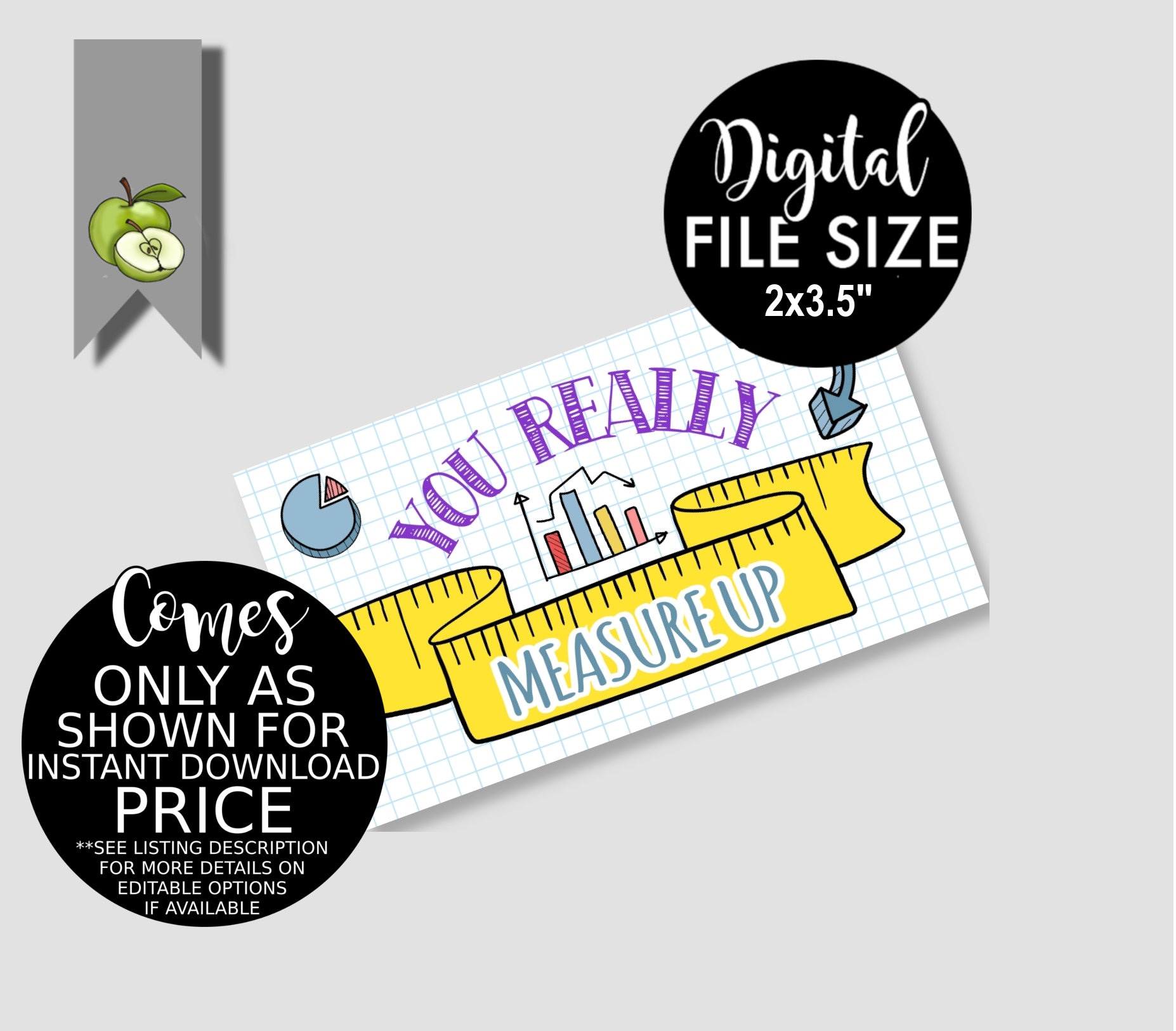 You really measure up valentine's gift thank you teacher | Etsy