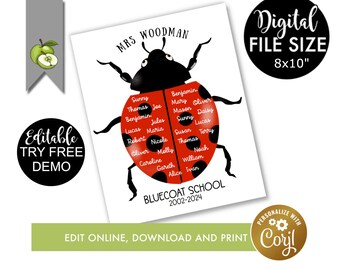Teacher Lady Bug Gift - Etsy