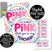 Tickled Pink Tags Teacher Gift Tags I'm Tickled Pink - Etsy