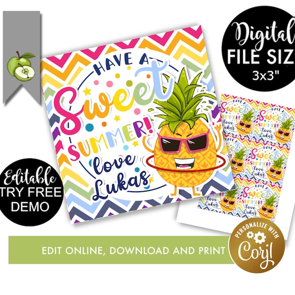 Pineapple Printable - Etsy