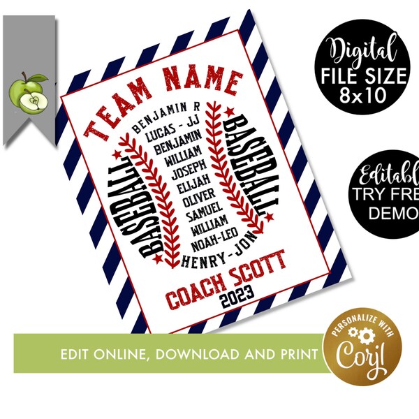 Baseball Staff Appreciation - Etsy