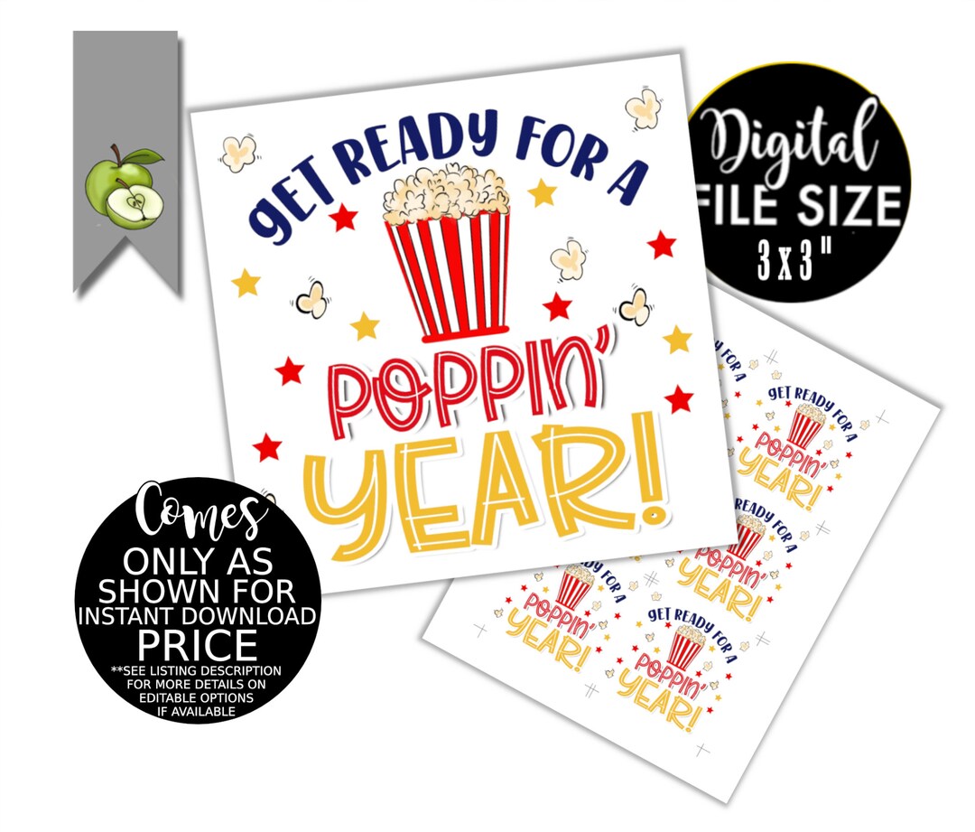 GET Ready for a Poppin' Year, New Year, New Term, Popcorn, Popping ...