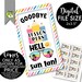 Goodbye Lesson Plan Hello Sun Tan Teacher Appreciation Gift Tag, Last ...