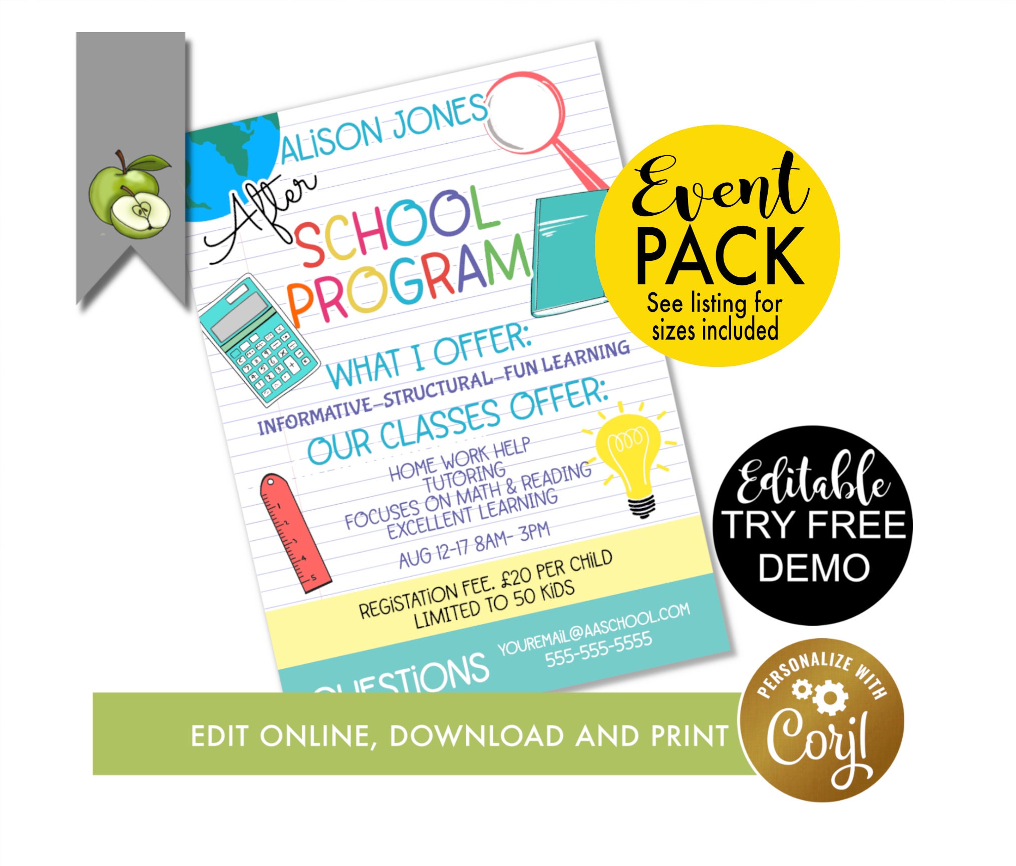 After School Program Flyer