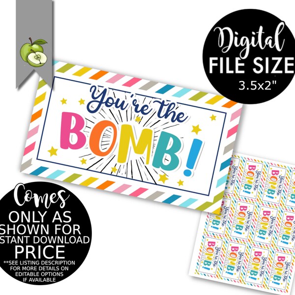 Bomb Pop Thank You - Etsy