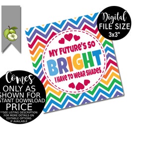 My Future is so Bright I Have to Wear Shades Back to School - Etsy UK