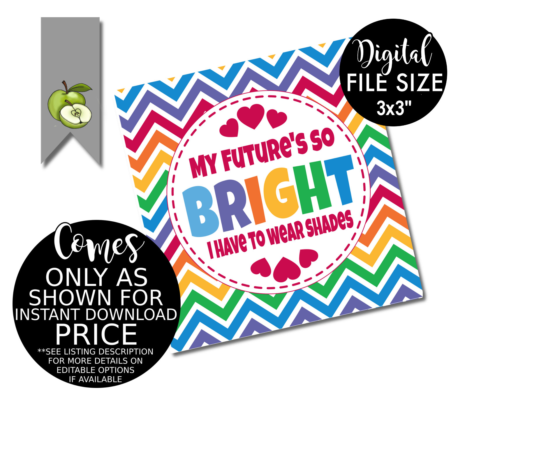 My Future is so Bright I Have to Wear Shades Back to School - Etsy UK