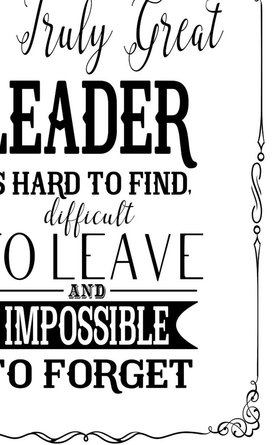 LEADER appreciation day Boss week MENTOR card LEADER gift | Etsy