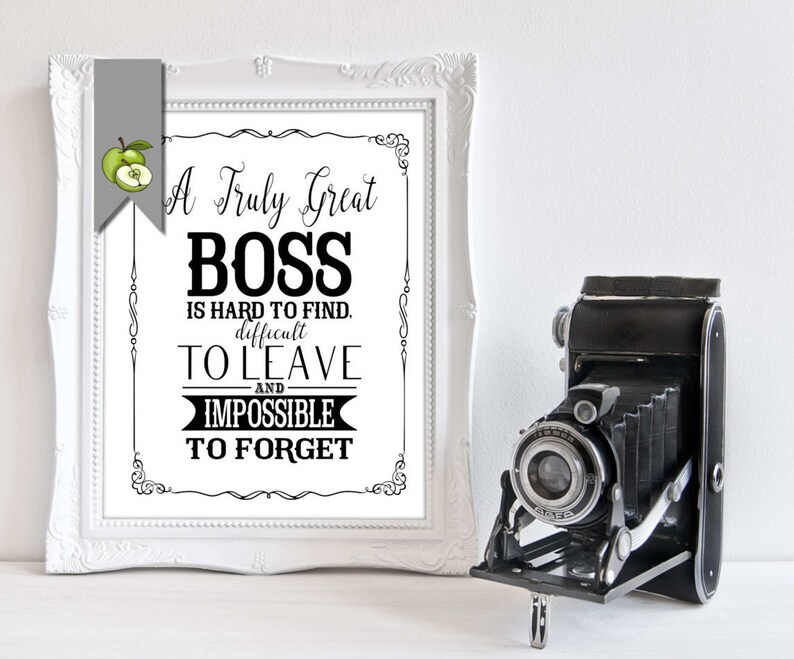 Boss Appreciation Day Week Boss Week Boss Card Boss Gift | Etsy