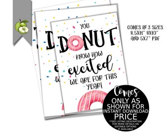 We Donut Know - Etsy