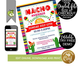 Nacho Average Flyer | Etsy