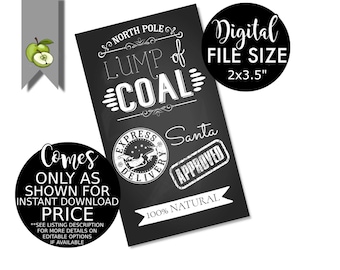 North Pole Coal | Etsy