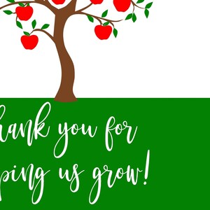 Teacher Appreciation Gift Class Apple Tree, Retirement Apple ...