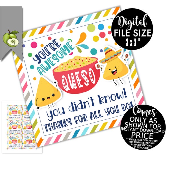 Queso You Didnt Know Card - Etsy UK