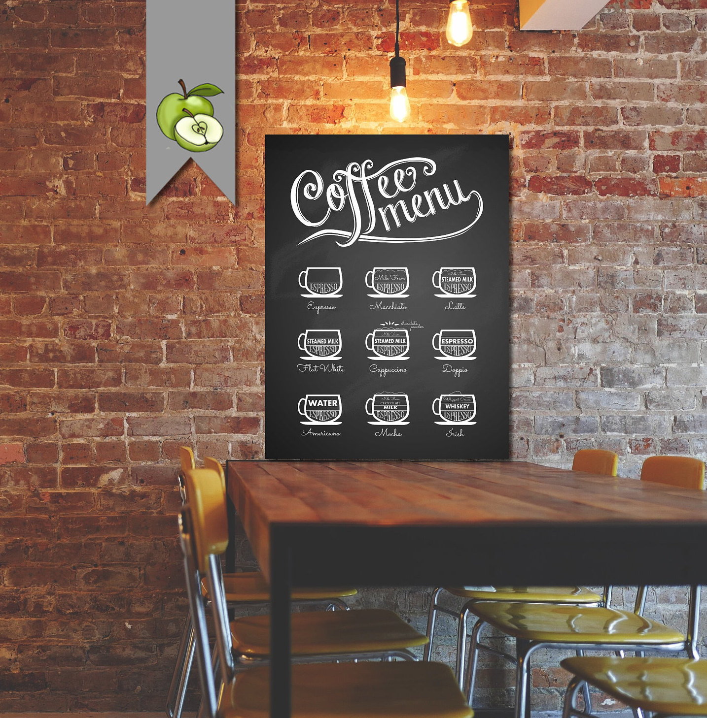 Coffee Sign Cafe Kitchen Printable Kitchen Art Coffee Menu | Etsy