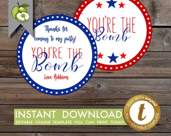 Bath bomb tag | Etsy