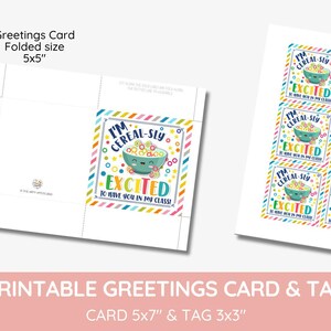 PRINTABLE I'm CEREAL-SLY Excited to Have You in My Class! Gift Tag ...