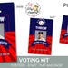 Editable Election Baseball Campaign Poster, Class Voting Flyer, Class ...
