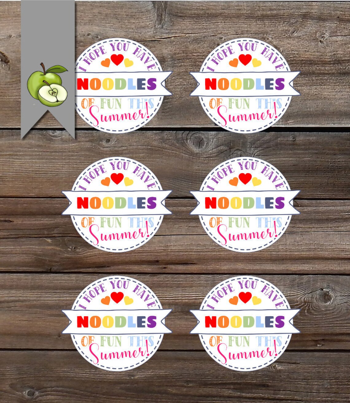 Swimming Pool Noodles Class Gift Tag Swim Teacher Tag - Etsy